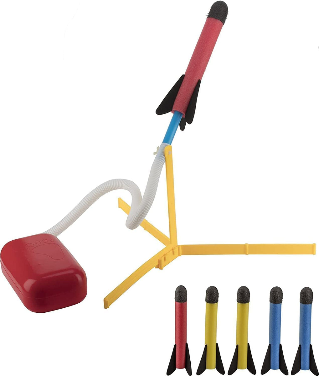 Toy Rocket Launcher - Jump Rocket Set Includes 6 Rockets - Play Rocket ...